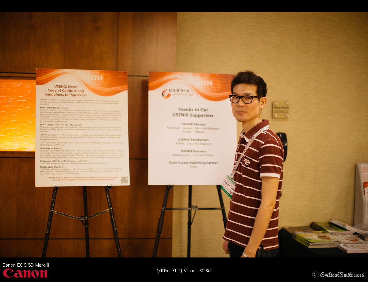Dokeun attended ATC'16! - KAIST OS Lab